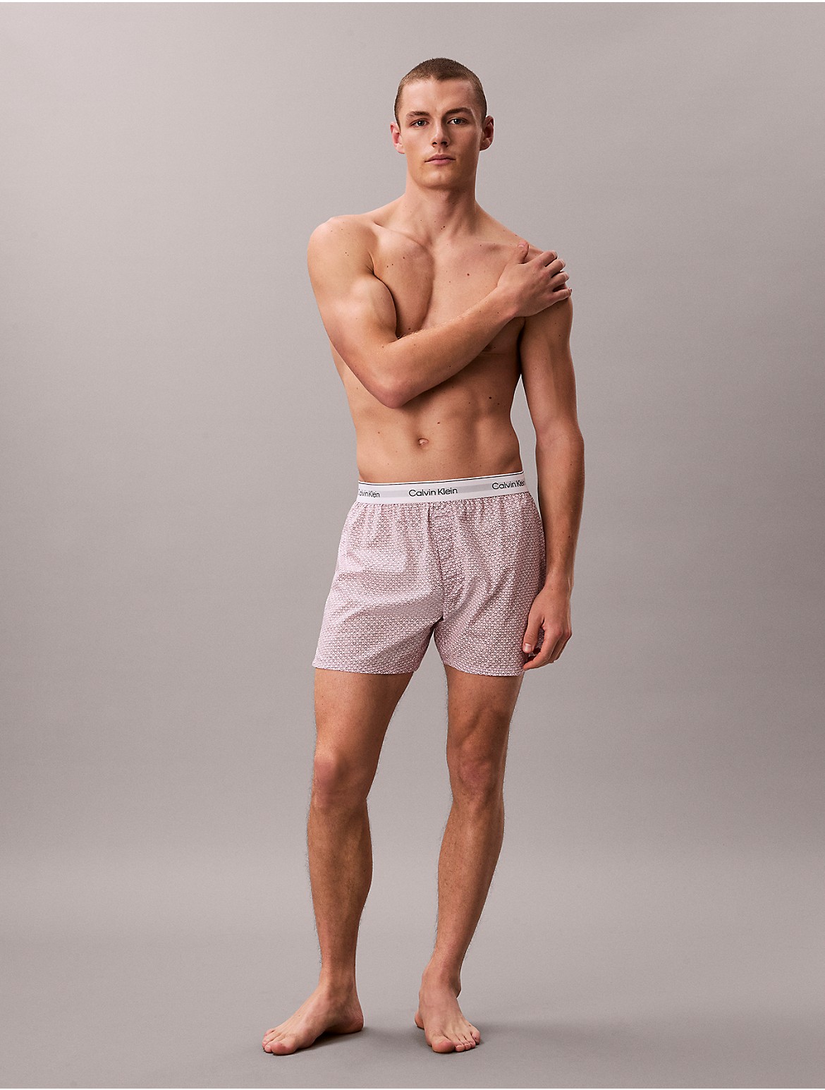 CALVIN KLEIN cotton poplin boxer